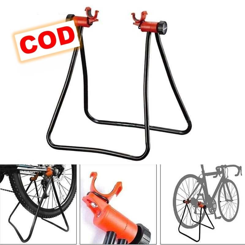Jual Standar Sepeda Besi Universal Desain Lipat Paddock Standing Bike ...