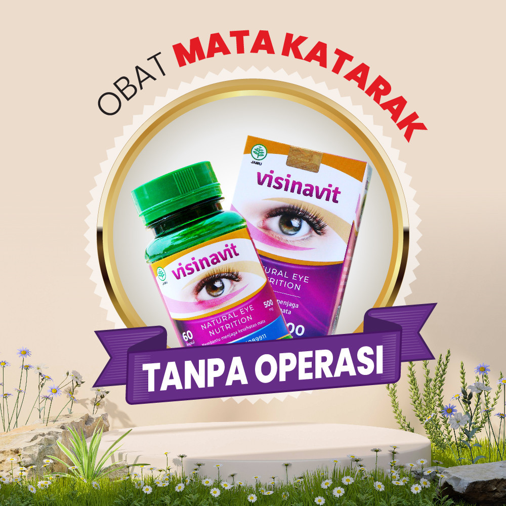 Jual Obat Katarak Mata Paling Ampuh – Visinavit 60 Kapsul – Ampuh Tanpa ...