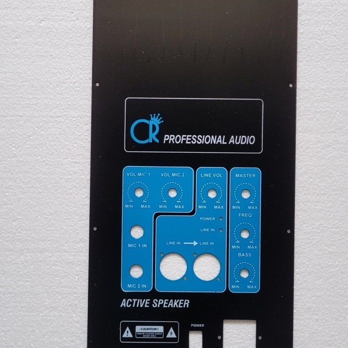 Jual Panel Speaker Aktif 18 X 38 Kit Plat Speaker Power Amplifier 18X38 ...