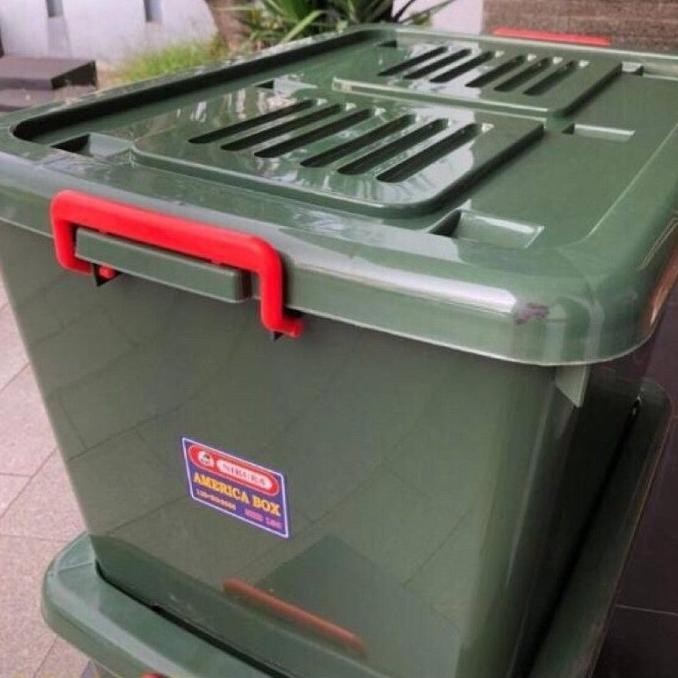 Jual Box container 150L (CB150L) paling besar warna hijau | Shopee ...
