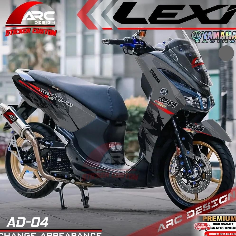 Jual (COD) TERBARU Decal Sticker Yamaha Lexi Fullbody - Dekal Stiker ...
