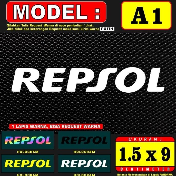 Jual Stiker Cutting " Repsol " - Model A1 | Shopee Indonesia