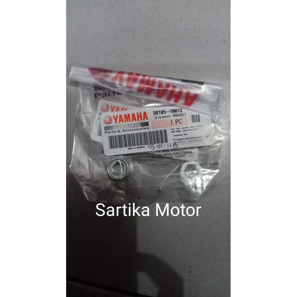 Jual Original Nut, Self-Locking Baut As Roda Depan Yamaha Nmax | Shopee ...