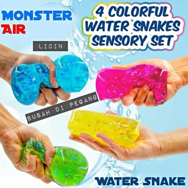 Jual Mainan Anak Catch The Monster Jelly / Water Snake Toys Mainan Anak ...