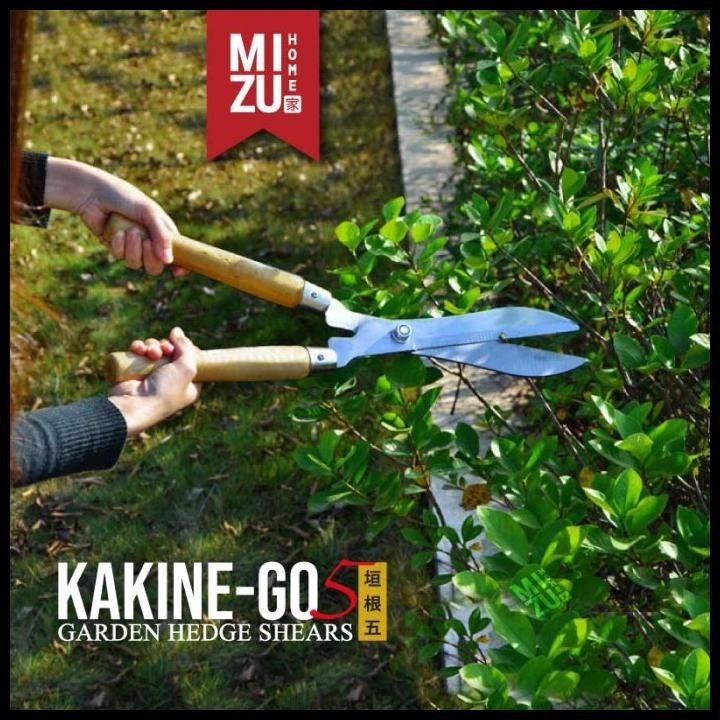 Jual MIZU KAKINE-GO GARDEN HEDGE SHEARS GUNTING RUMPUT GUNTING PAGAR TAMAN | Shopee Indonesia