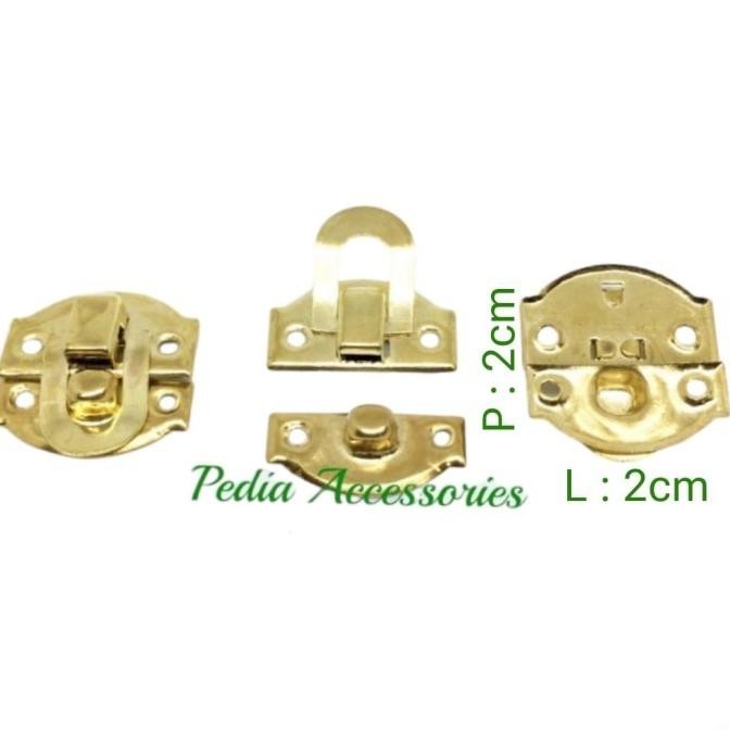 Jual Kunci Dus Kecil / Kunci Kotak Plakat/ Kunci Pengait Box 2X2Cm ...