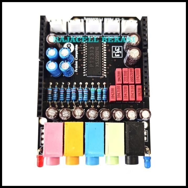 Jual DISKON PT2313 AUDIO PROCESSOR FOR ARDUINOO I2C DIGITAL EQ TONE VOLUME CONTROL !!!! | Shopee ...