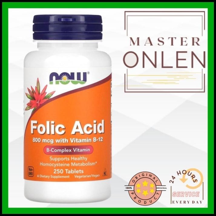 Jual Now Folic Acid 800 Mcg 250 Tablet Usa Asam Folat 800Mcg | Shopee ...