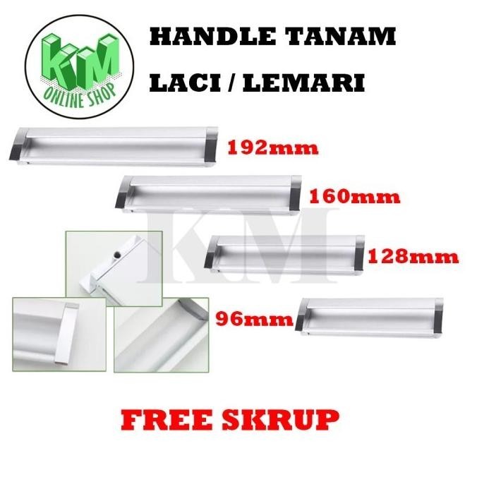 Jual Tarikan Tanam Pintu Sliding/ Handel Tanam Pintu Sliding Ktk 64mm ...
