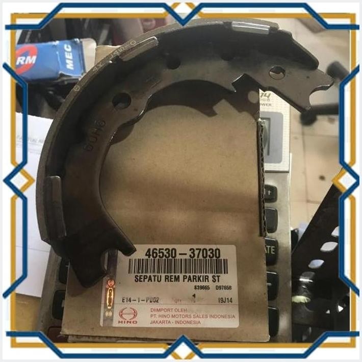 Jual [pdg] hand brake shoe kampas sepatu rem tangan hino dutro ht 125 ...