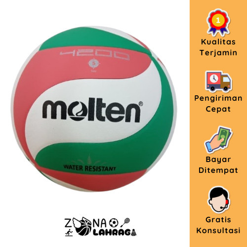Jual Bola Voly Premium // BOLA VOLY VOLI MOLTEN V5M4200 V5M 4200 MADE ...