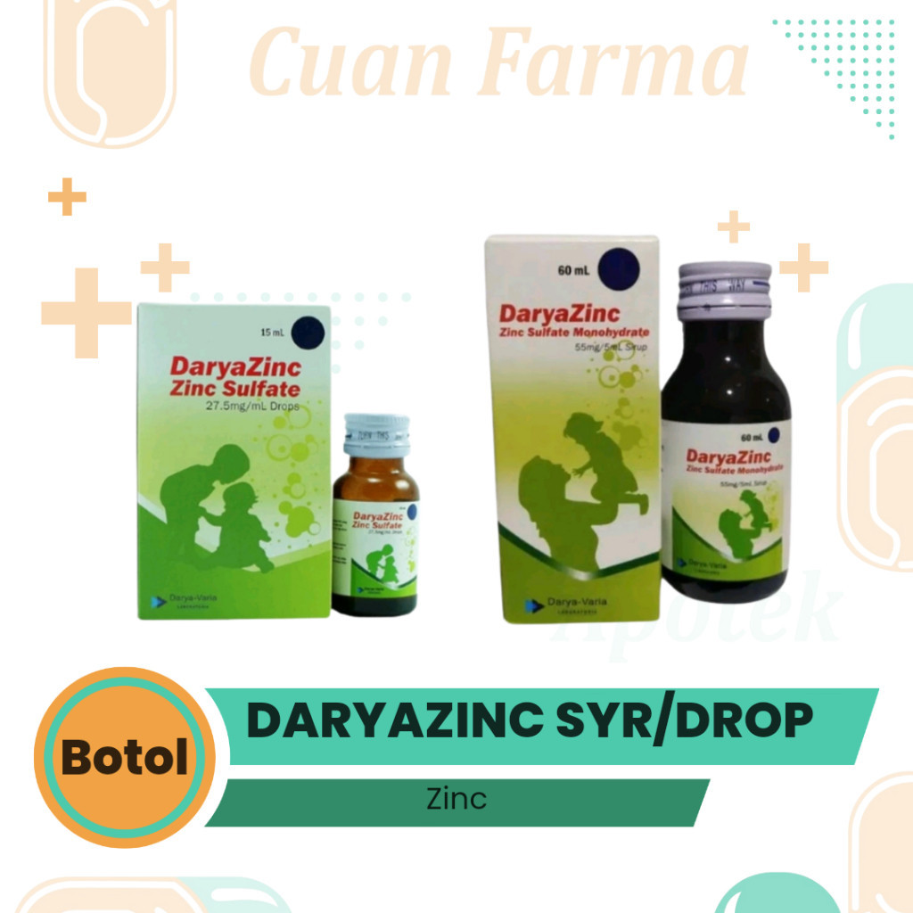 Jual DARYAZINC SYRUP & DROP | Shopee Indonesia