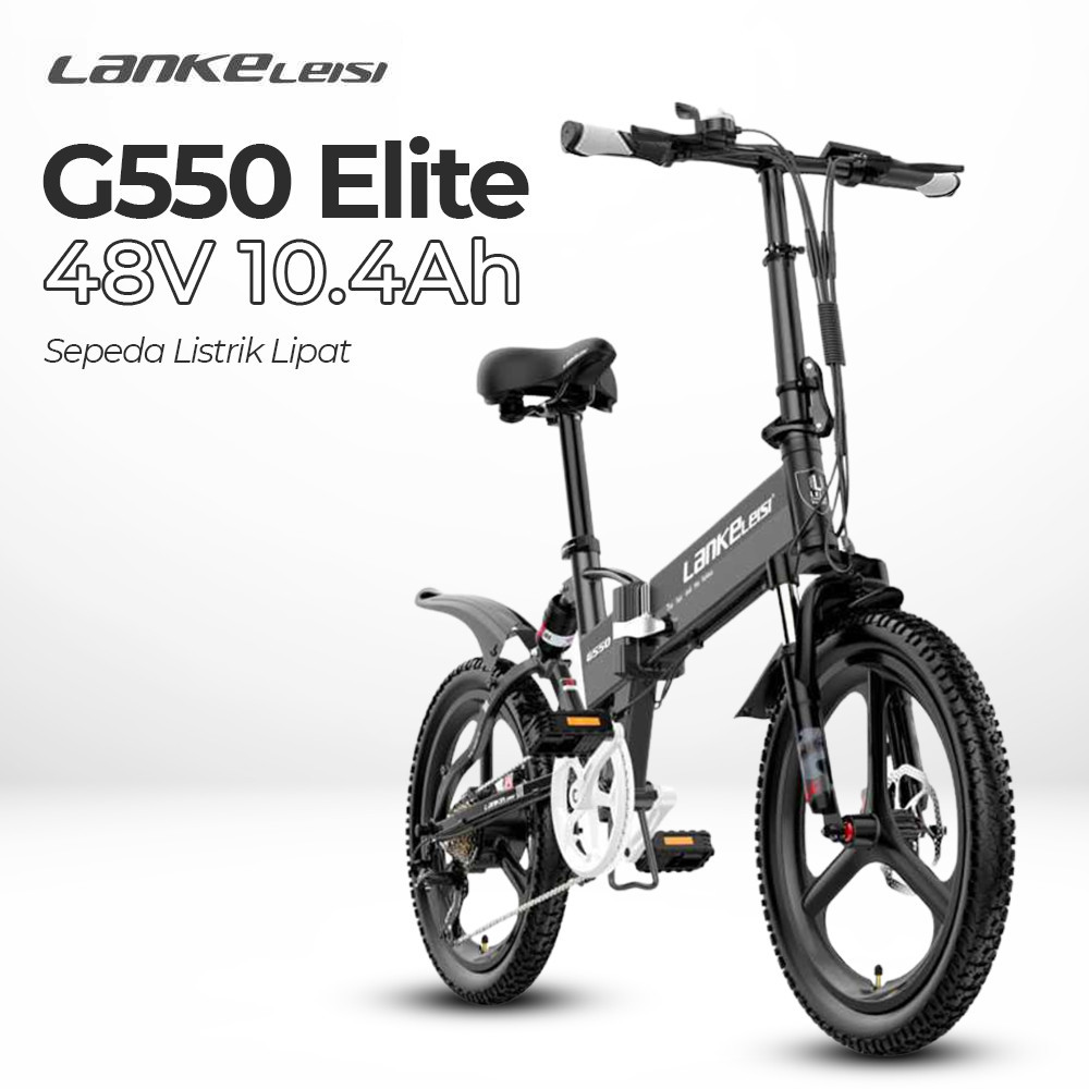 Jual Sepeda Listrik Lipat Folding Bike Elite Version 48V 10.4Ah - G550 ...