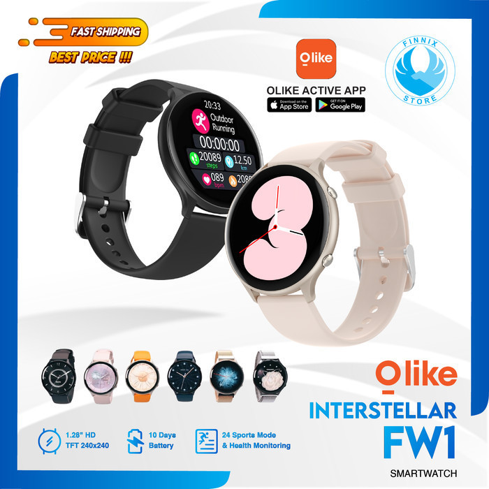Jual OLIKE FW1 SMARTWATCH INTERSTELLAR IP68 BLUETOOTH 5.0 GARANSI RESMI ...