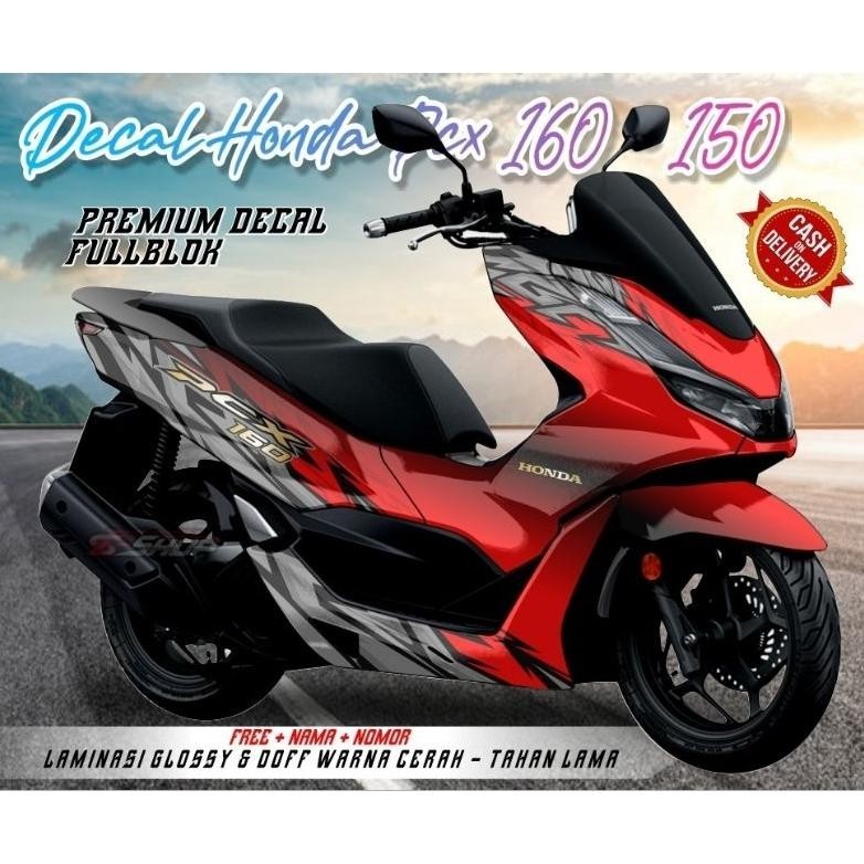 Jual Decal sticker motor honda pcx 160 new full body | Shopee Indonesia