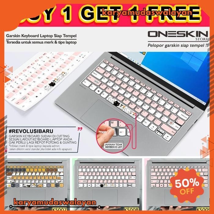 Jual GARSKIN STIKER STICKER KEYBOARD LAPTOP FOR MACBOOK GAMBAR CUSTOM ...