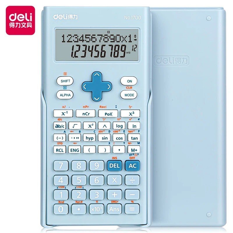 Jual DELI Kalkulator Saintifik Elektronik Scientific Calculator LCD ...