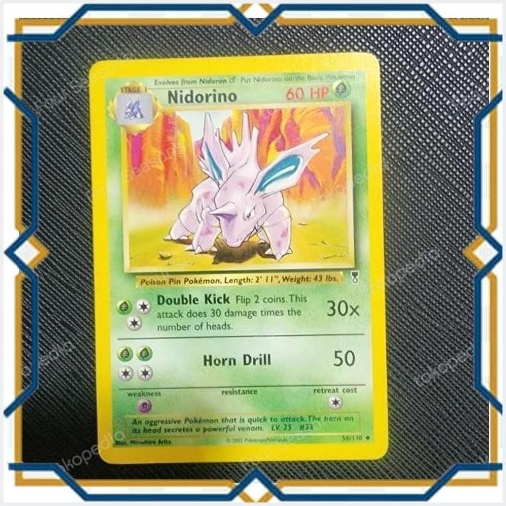 Jual [FSS] TCG POKEMON VINTAGE 2002 LEGENDARY COLLECTION NIDORINO #56/110 ENGLISH | Shopee Indonesia