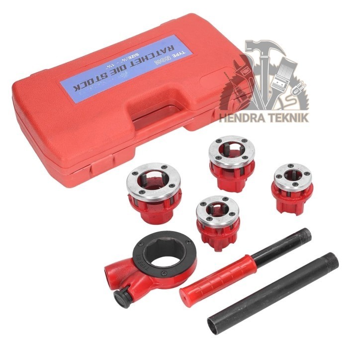 Jual Snei Pipa Ledeng Set Alat Drat Pipa Besi Tipe 62 Drat 1/2"- 1 1/4 ...
