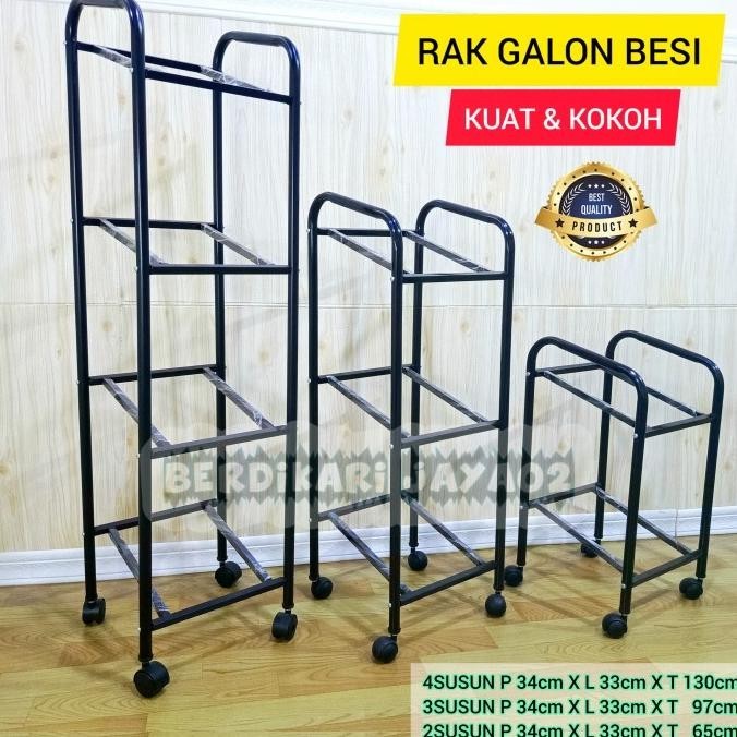 Jual Rak Galon / Tempat Air Galon Kokoh Ukuran 4 Susun / 3 Susun / 2 ...