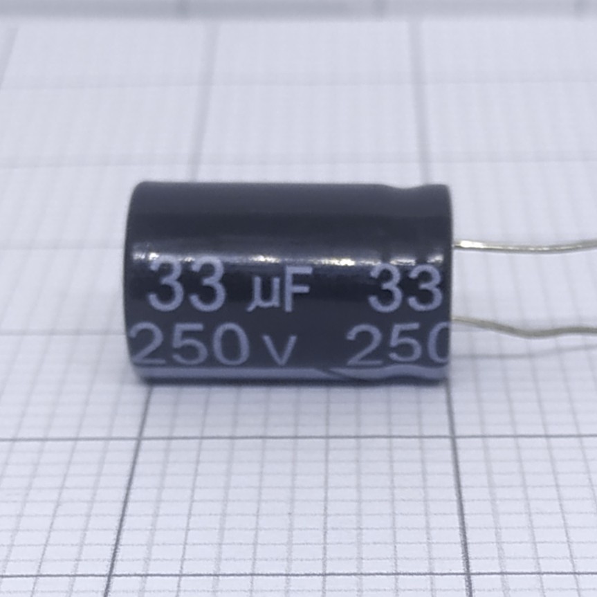 Jual Elco 33uf 250v / Kapasitor Elco 33uf 250v / Elco 33 - 250V YUG ...