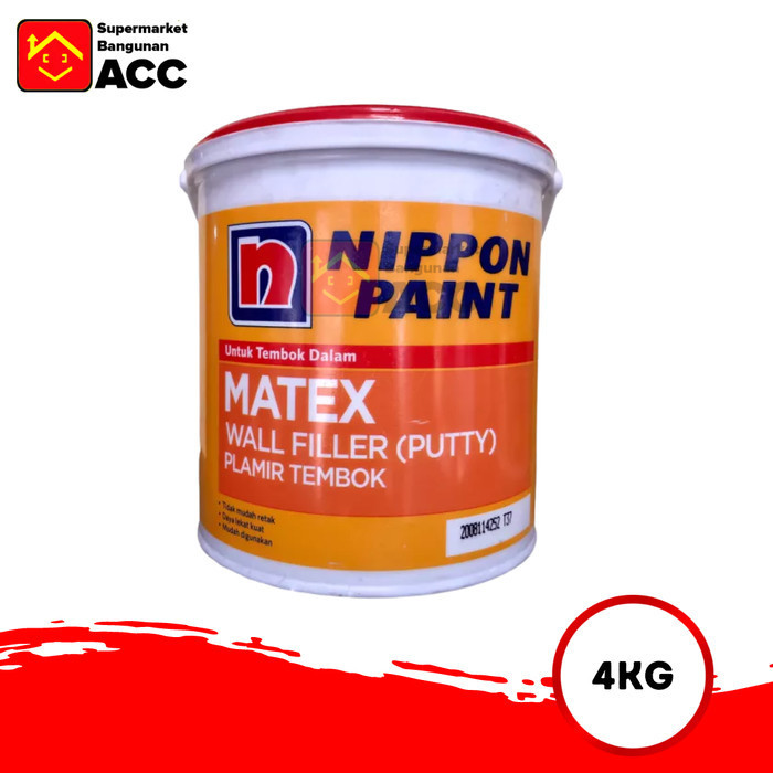 Jual Matex Putty / Plamur / Plamir 4Kg | Shopee Indonesia