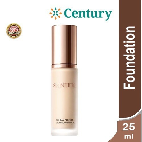 Jual SKINTIFIC ALL DAY PERFECT SERUM FOUNDATION 00A SHELL 25ML / MAKE ...