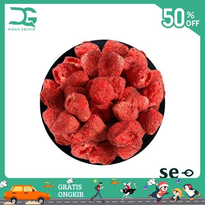 Jual BUAH STROBERI KERING / FREEZE DRIED STRAWBERRY FRUIT 15 GRAM PRODUK PILIHAN | Shopee Indonesia