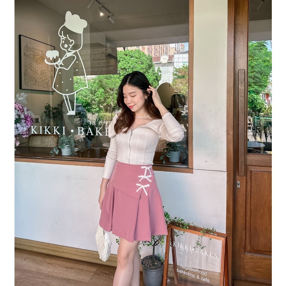 Jual LO Clothes Tennis Skirt (Rok Tennis Skirt Pita Ribbon bahan ...