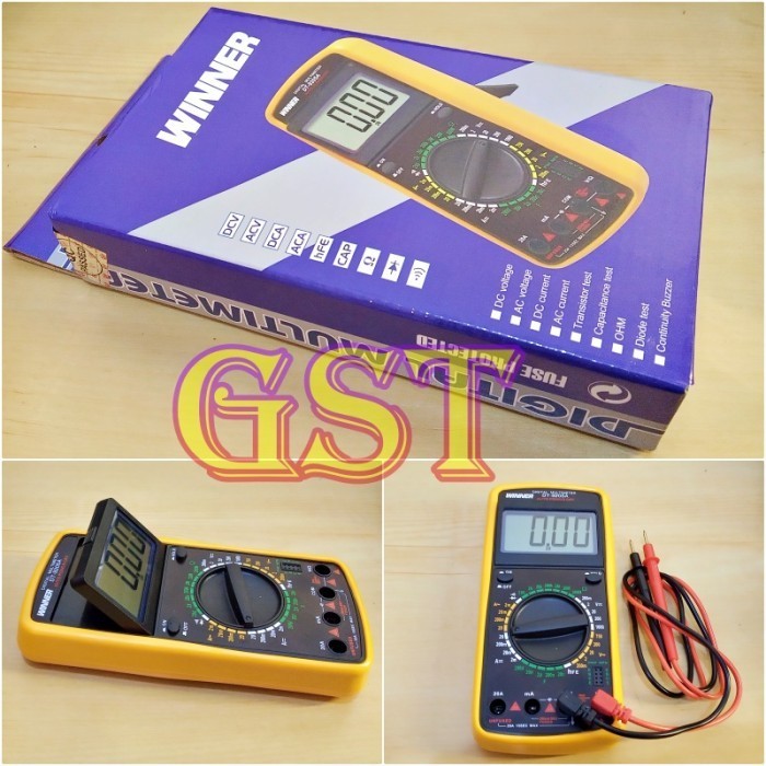 Jual (GST) avometer digital avo meter SINWHA winner dt 9205 sp 9205a VC ...