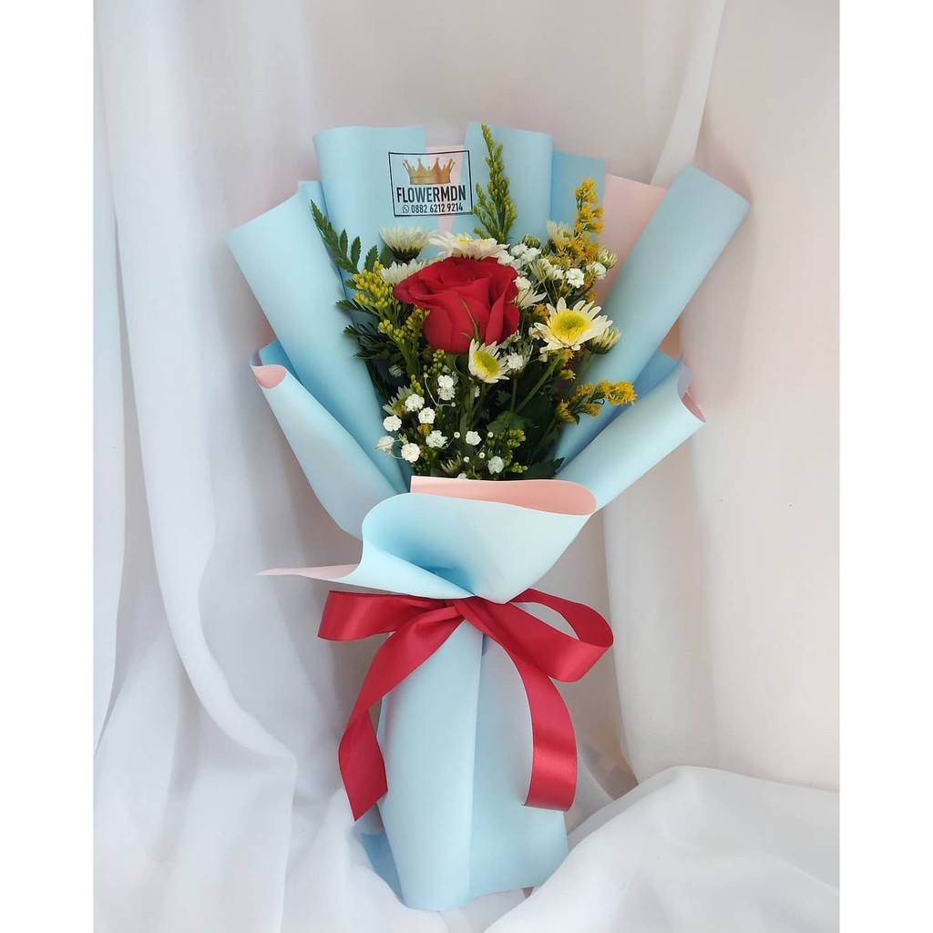 Jual Buket Bunga Asli Wisuda Anniversary Pernikahan Ulang Tahun Medan ...