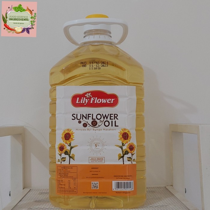 Jual mia Sunflower Oil 5L / Minyak Biji Bunga Matahari / Sun Flower Oil ...