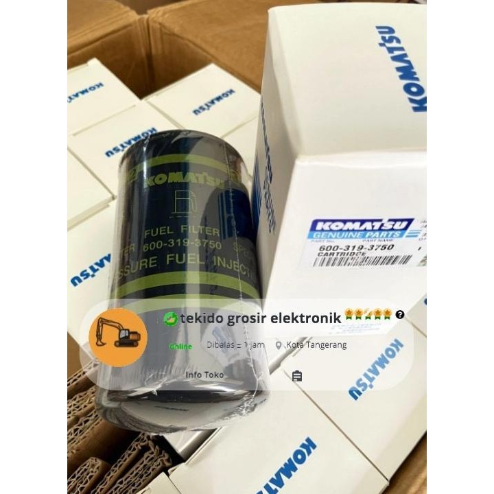 Jual Filter Solar Pc200-8Mo 600-319-3750 Komatsu Fuel Filter 6003193750 ...