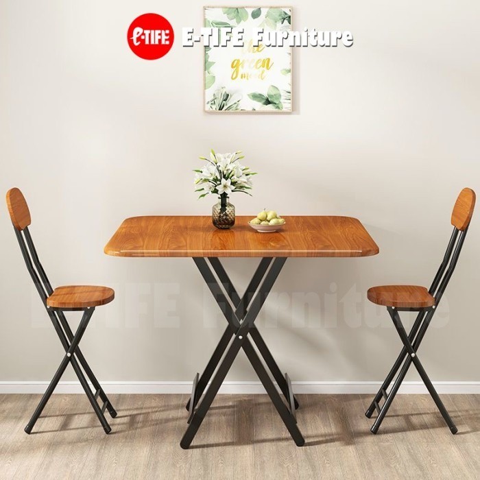 Jual Banyak Dicari Etife Meja Makan Lipat /Set Meja Lipat Dan Kursi /Meja Kerja Lipat Termurah ...