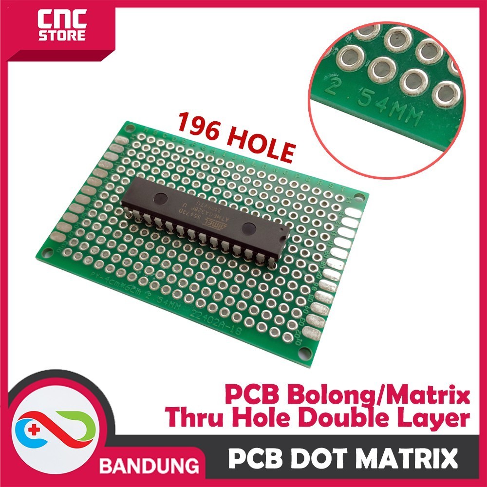 Jual PCB DOT MATRIX THRU HOLE DOUBLE LAYER 4X6CM 4*6CM | Shopee Indonesia