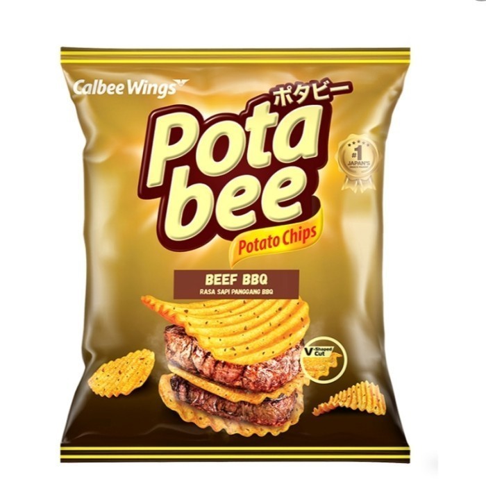 Jual POTABEE Potato Chips Barbeque Beef 68 g | Shopee Indonesia