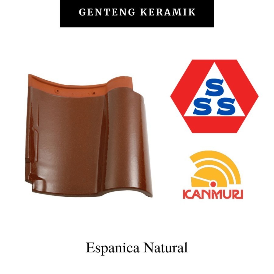 Jual genteng keramik kanmuri espanica natural | Shopee Indonesia