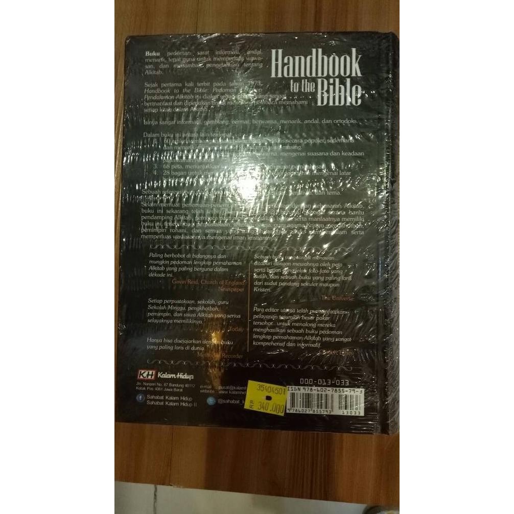 Jual [Cod] Handbook To The Bible | Shopee Indonesia