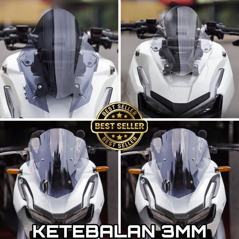 Jual VISOR/WINDSHIELD ADV 150 ADV 160 - V5 V7 150 TEBAL 3MILI | Shopee ...