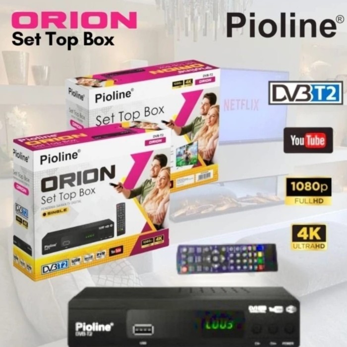 Jual Stb Pioline On / Set Top Box Pioline On Dvb-T2 / Stb Bagus ...