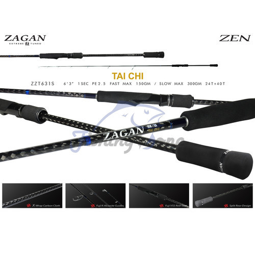 Jual Zen X EA ZAGAN TAI CHI Spinning Rod ZZT631S - PE 2.5 (1 Sec ...