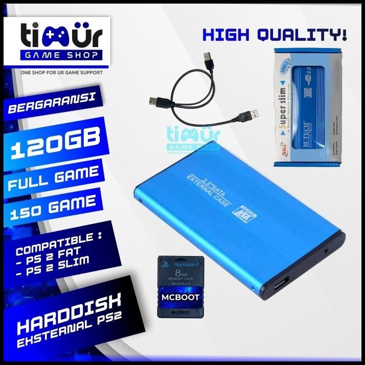 Jual Harddisk Hardisk Hdd Eksternal Ps2 Support Semua Ps2 Full Game ...