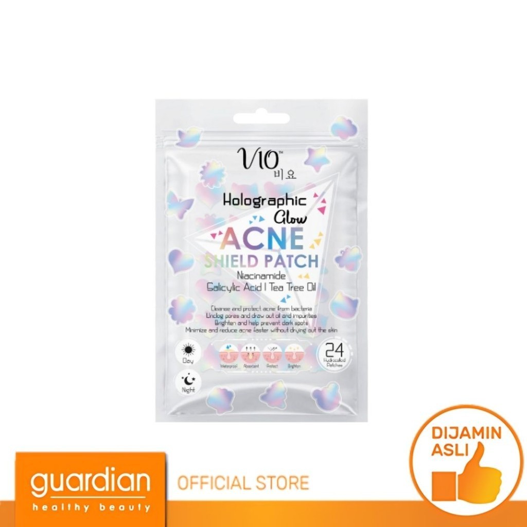 Jual Vio Acne Shield Patch Holographic Glow 24 Patches | Shopee Indonesia