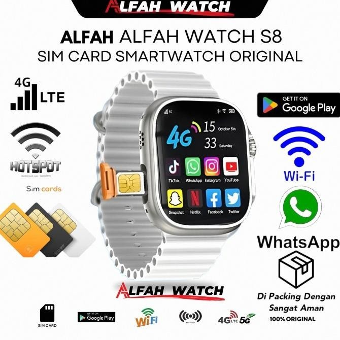 Jual Smartwatch S8 Ultra sim card | Shopee Indonesia