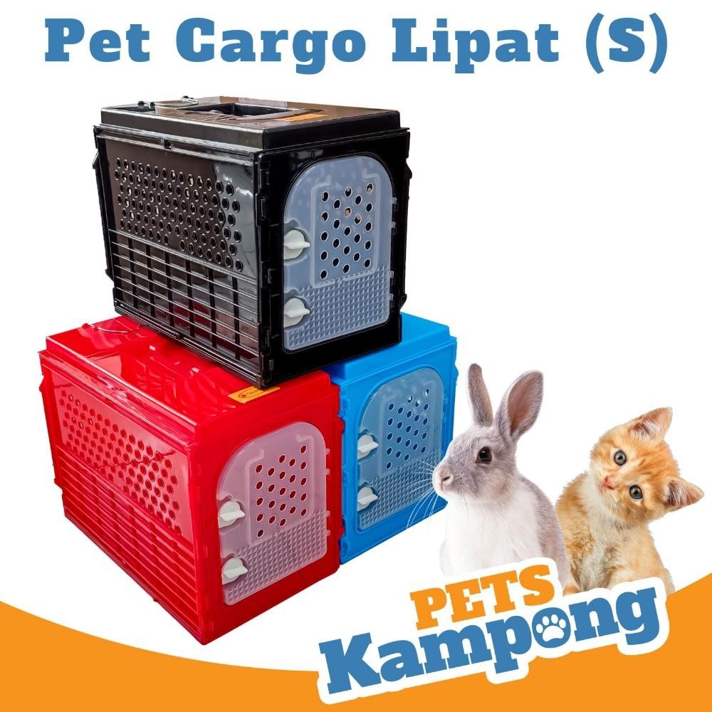 Jual Pet Cargo Kandang Kucing Lipat Ukuran 33X20X26 S (Lagi Rame ...