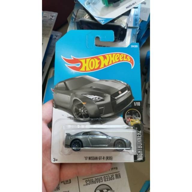Jual Hot Wheels 17 Nissan GT R R35 Gray Grey Abu | Shopee Indonesia