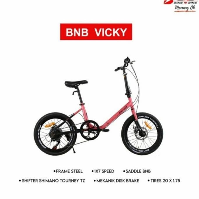 Jual Sepeda Minivelo 29 Bnb Vicky 7 Sped Puspita Mall | Shopee Indonesia