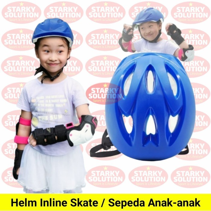 Jual Helm Inline Skate Sepeda Sepatu Roda Anak Roller Blade K01 ...