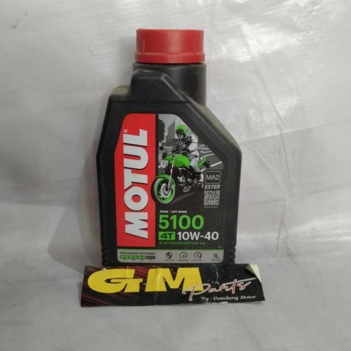 Jual Oli Mesin Motor 4 Tak Motul 5100 4T 10W40 Ma2 Ester Original 1 Liter | Shopee Indonesia