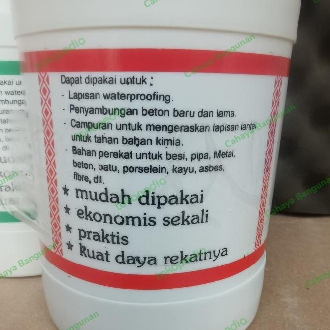 Jual Lem Epoxy Resin Poxy SK 2 Dua Komponen Perekat Beton Batu Keramik ...